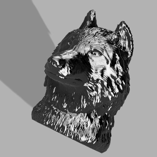Télécharger fichier STL gratuit Loup Porte Clef • Modèle pour impression 3D ・ Cults